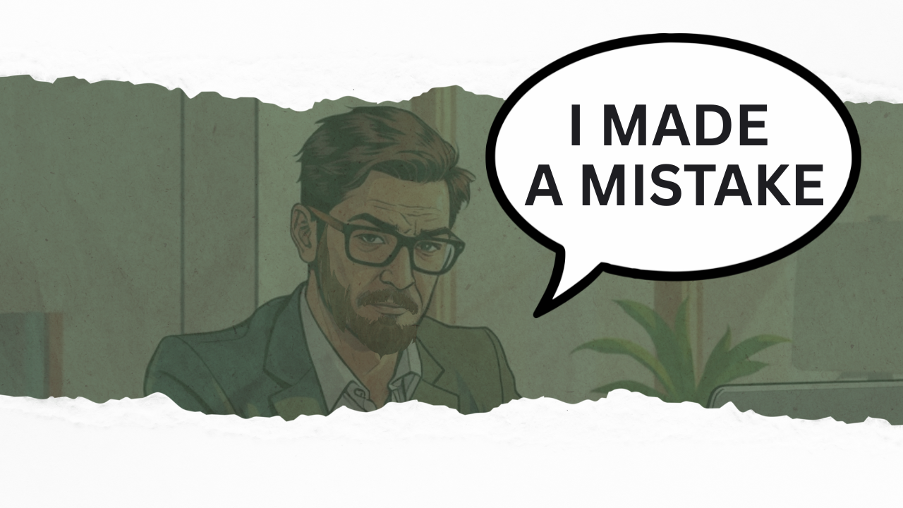 I Made a Mistake…. – John Johnson Does Stuff